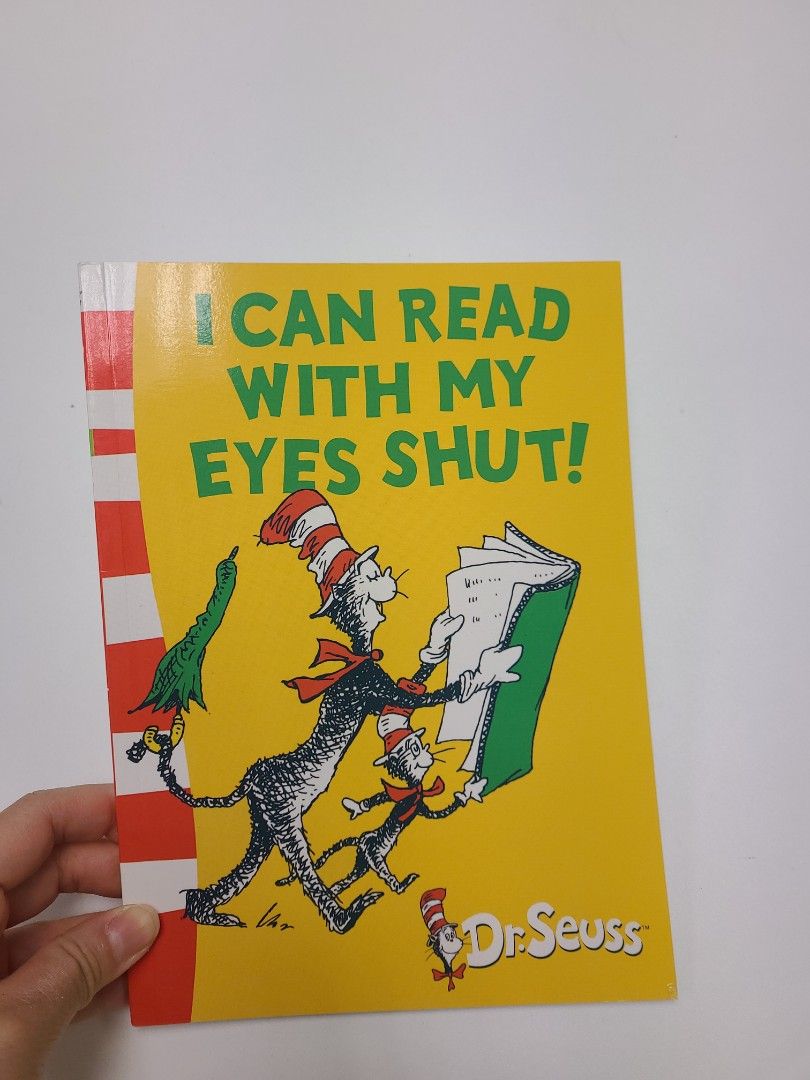 Dr Seuss I Can Read With My Eyes Shut, 興趣及遊戲, 書本 & 文具, 兒童書籍 - Carousell