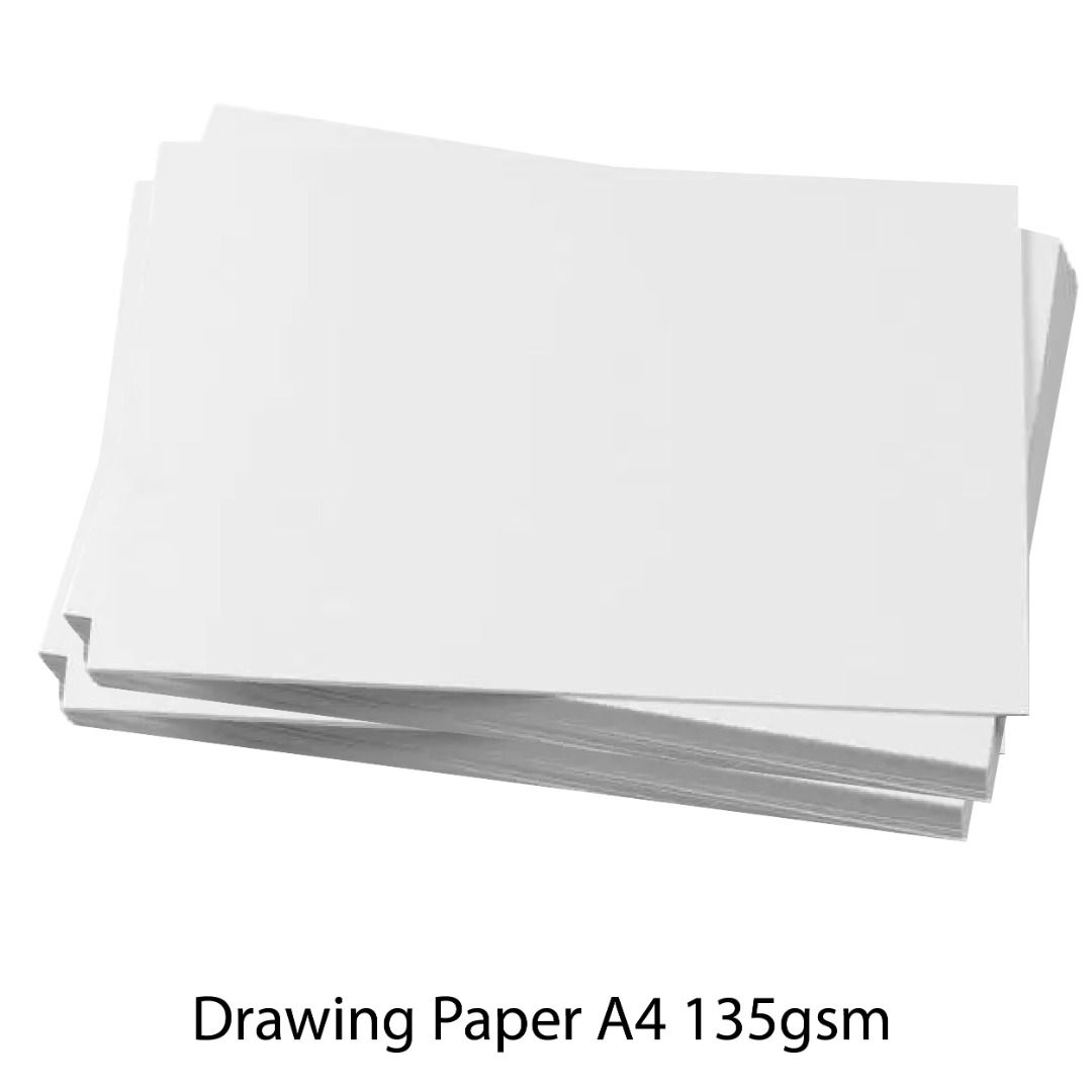 Drawing Paper A4 135gsm Pack of 250, Hobbies & Toys, Stationery & Craft ...