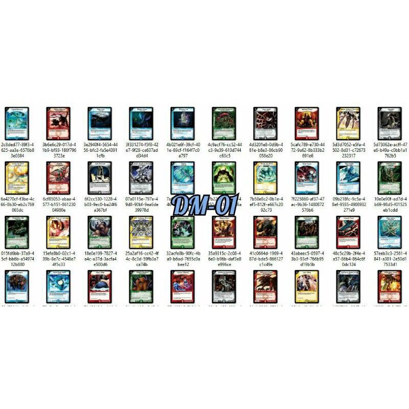 Duel Masters - High Quality Images (Complete Set DM01-DM12), Hobbies ...
