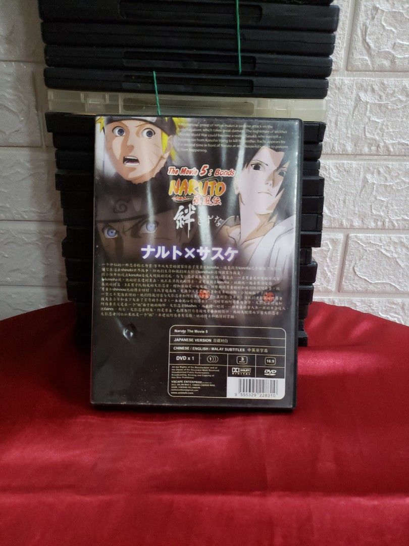 DVD MOVIE - NARUTO _ THE MOVIE 5 : BONDS, Hobbies & Toys, Music & Media, CDs & DVDs on Carousell