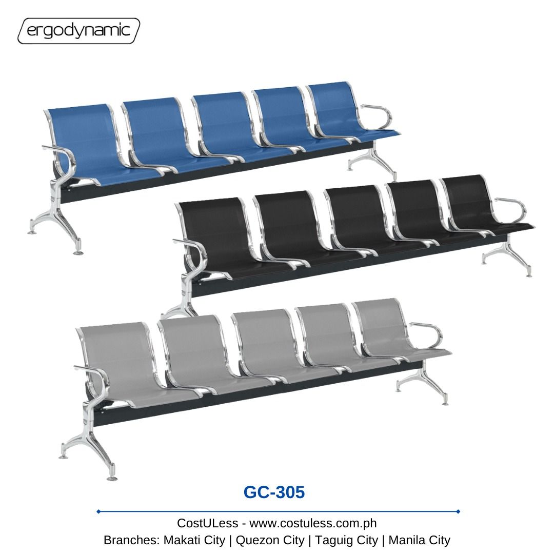 ERGODYNAMIC GANG CHAIR, Waiting Chair, Guest Chair, Airport Gang Chair ...