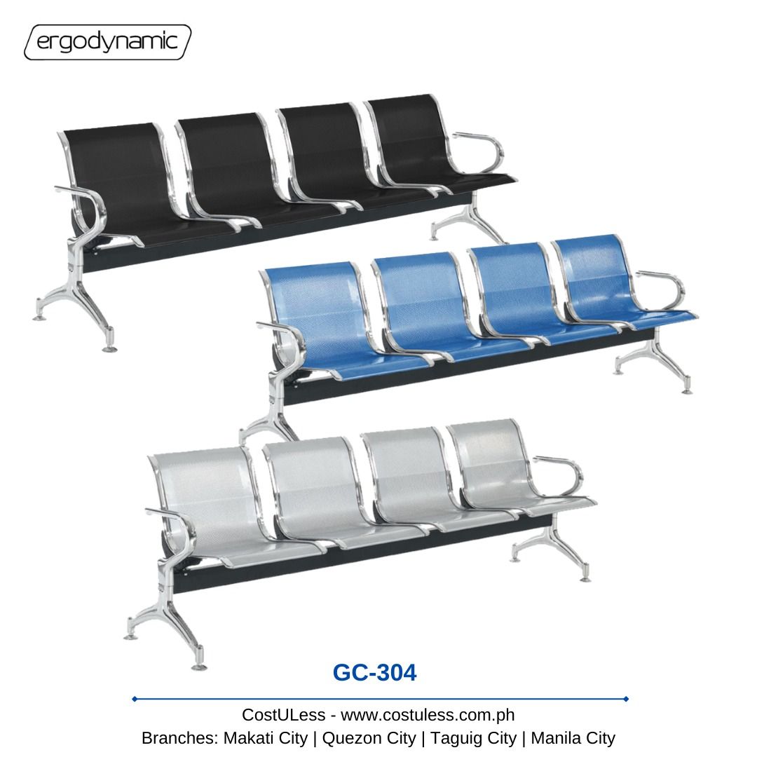 ERGODYNAMIC GANG CHAIR, Waiting Chair, Guest Chair, Airport Gang Chair ...