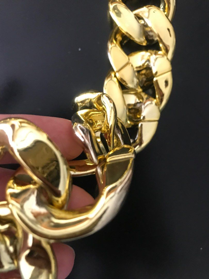 Fake Gold Necklace Cosplay/Costumes, Women's Fashion, Jewelry ...