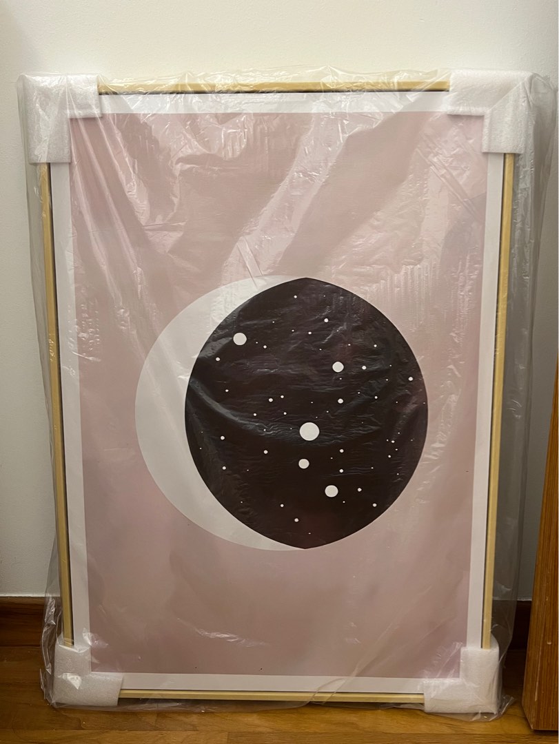 framed moon art, Furniture & Home Living, Home Decor Accessories, Photo ...