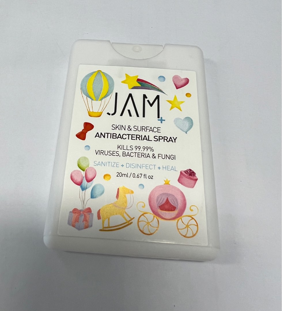 FREE JAM skin surface antibacterial spray, Beauty & Personal Care ...
