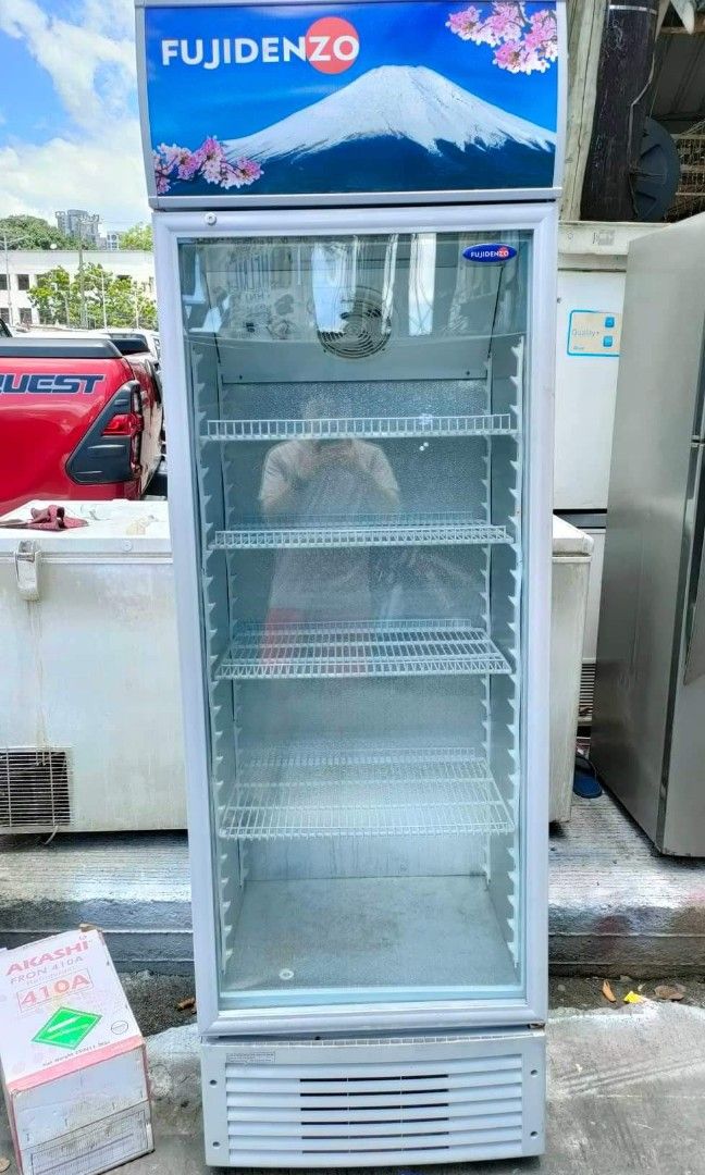FUJIDENZO GLASS DOOR CHILLER 14, 12, 9CUFT, TV & Home Appliances ...