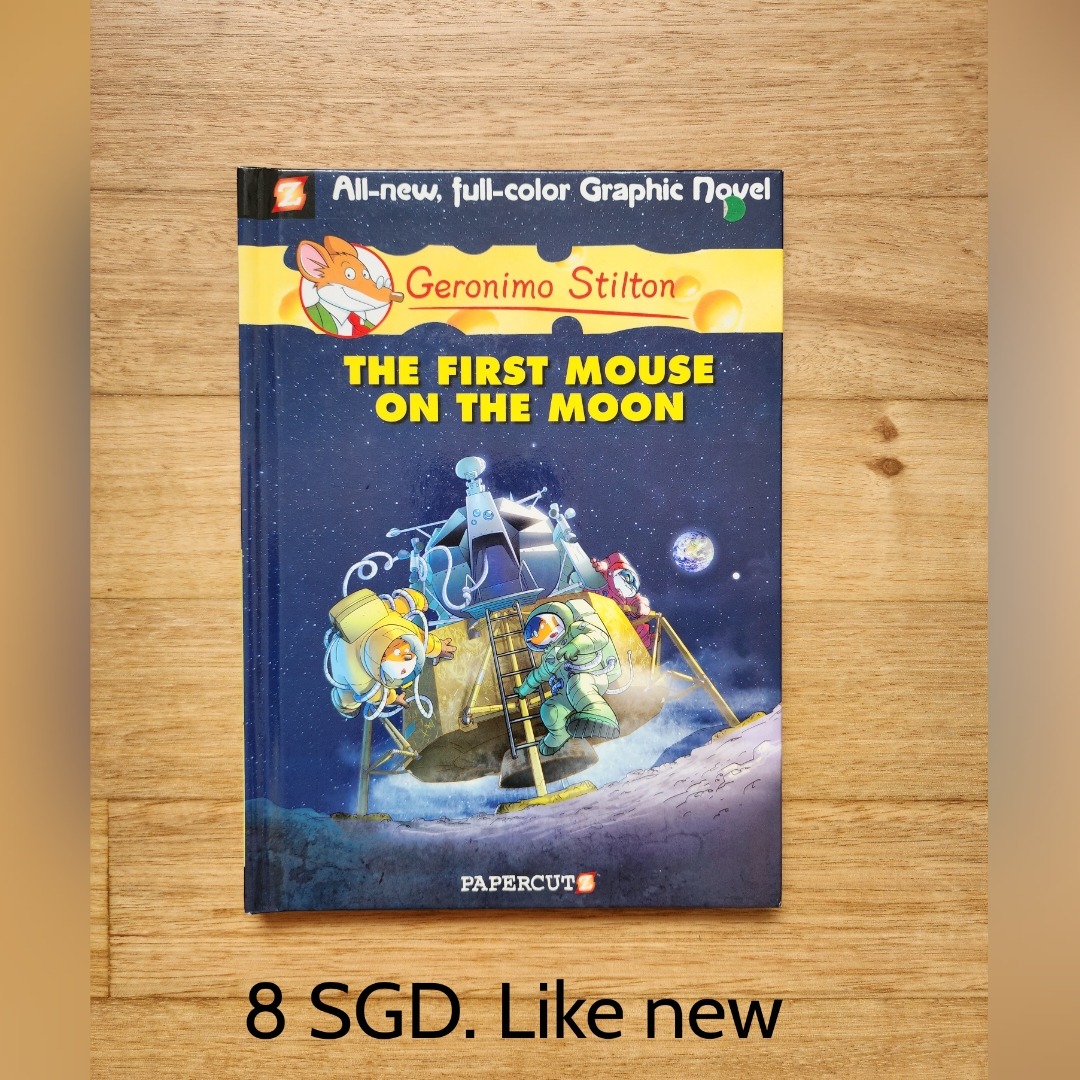 Geronimo Stilton: the first mouse on the moon, Hobbies & Toys, Books ...