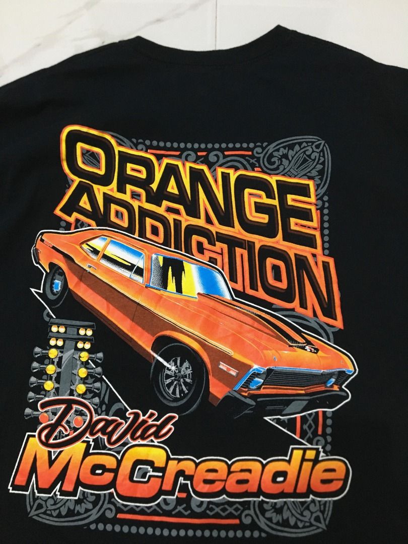 Gildan - Orange Addiction T-Shirt, Men's Fashion, Tops & Sets, Tshirts ...