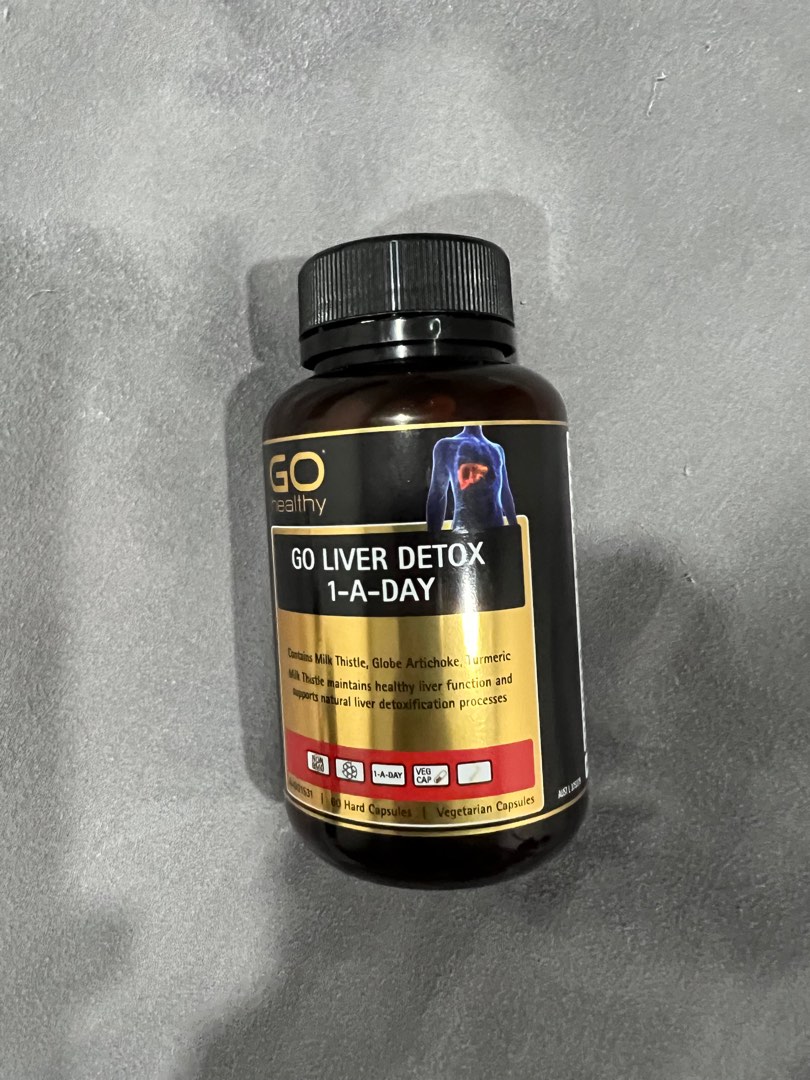 GO Healthy Liver Detox, 60 capsules, Health & Nutrition, Health ...