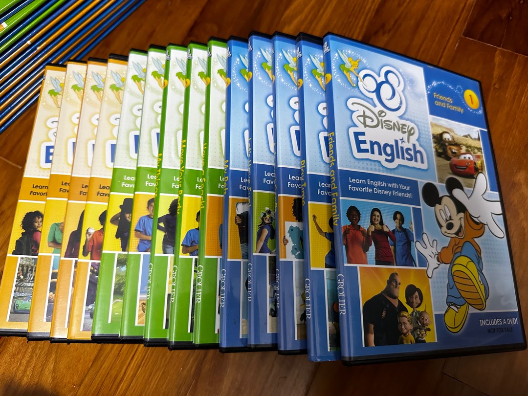 Grolier Disney English DVD & Books, Hobbies & Toys, Books & Magazines ...