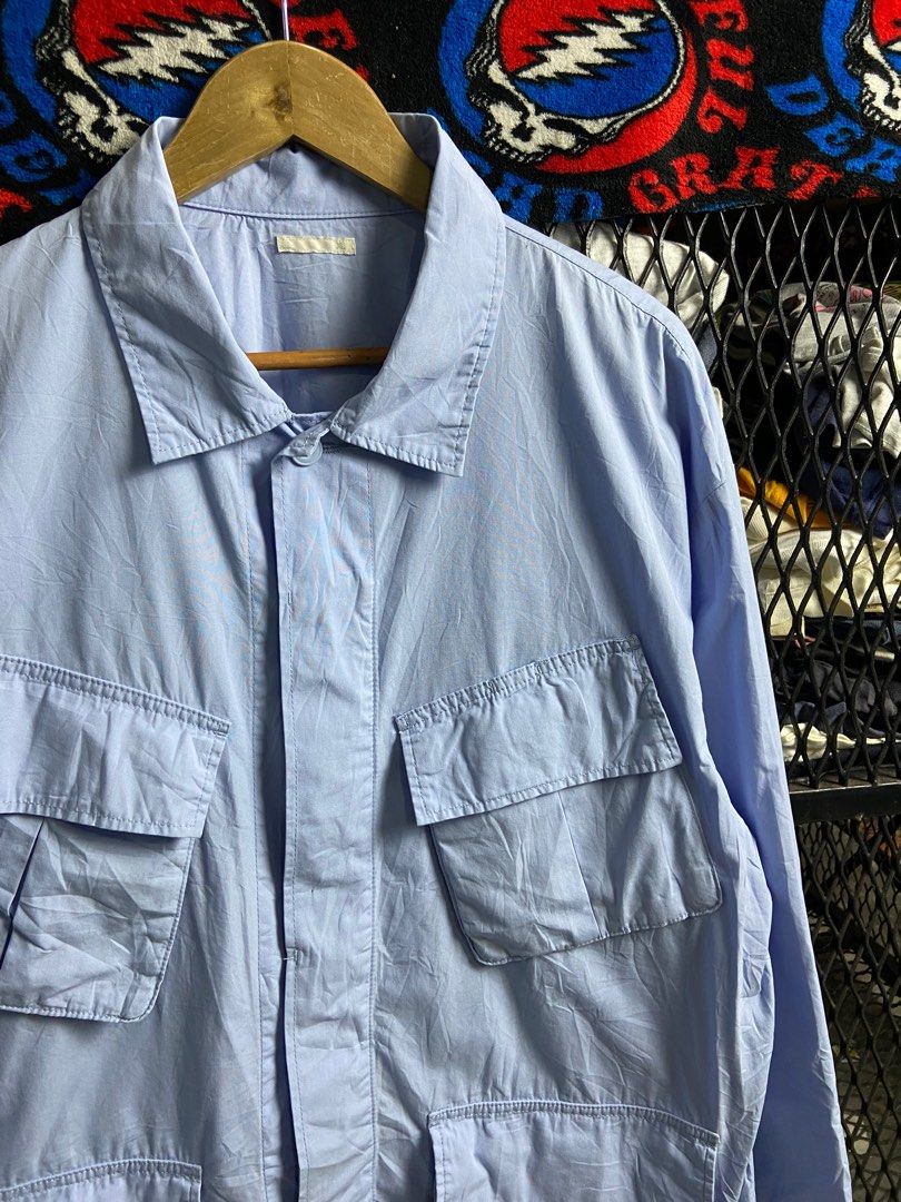 Gu Japan Utility Jacket Nice Design Pocket, Men's Fashion, Coats ...