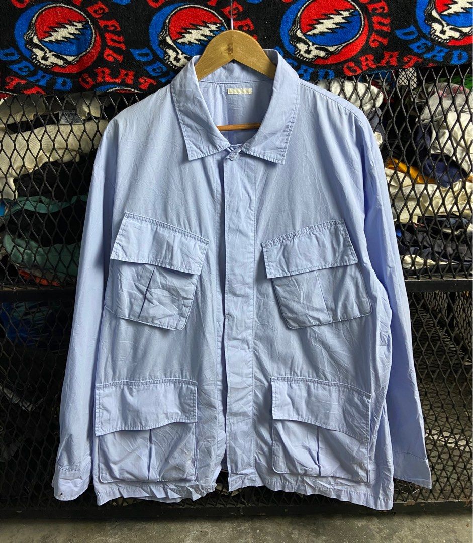 Gu Japan Utility Jacket Nice Design Pocket, Men's Fashion, Coats ...