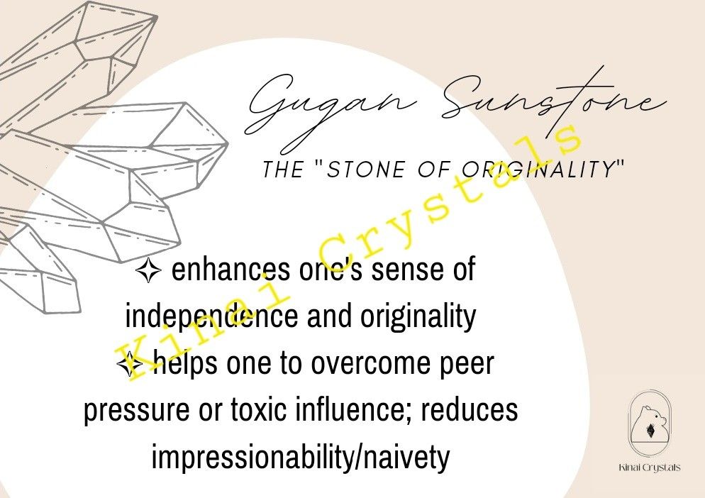 Gugan Sunstone bracelet 3-laps (Gold Backbone), Women's Fashion ...