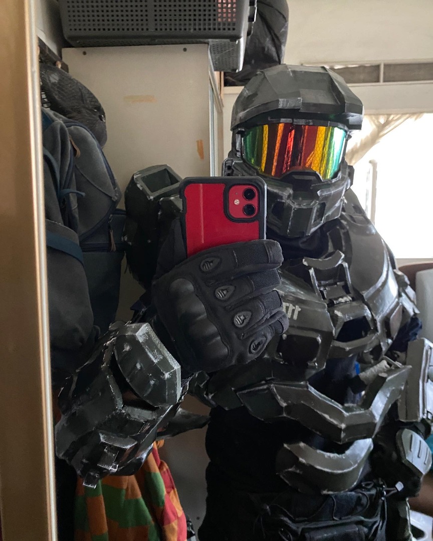 Halo Master Chief Cosplay Pieces, Hobbies & Toys, Stationery & Craft ...