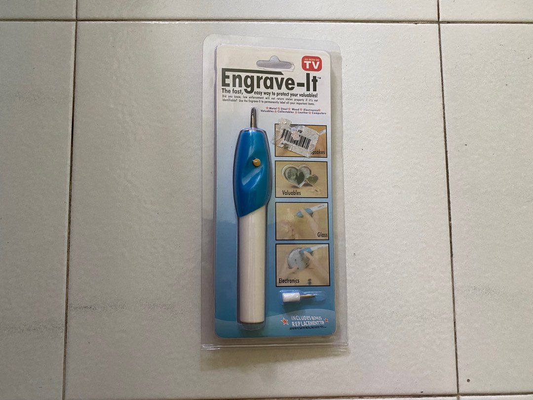 Handheld Engraver (Battery operated), Hobbies & Toys, Stationery ...