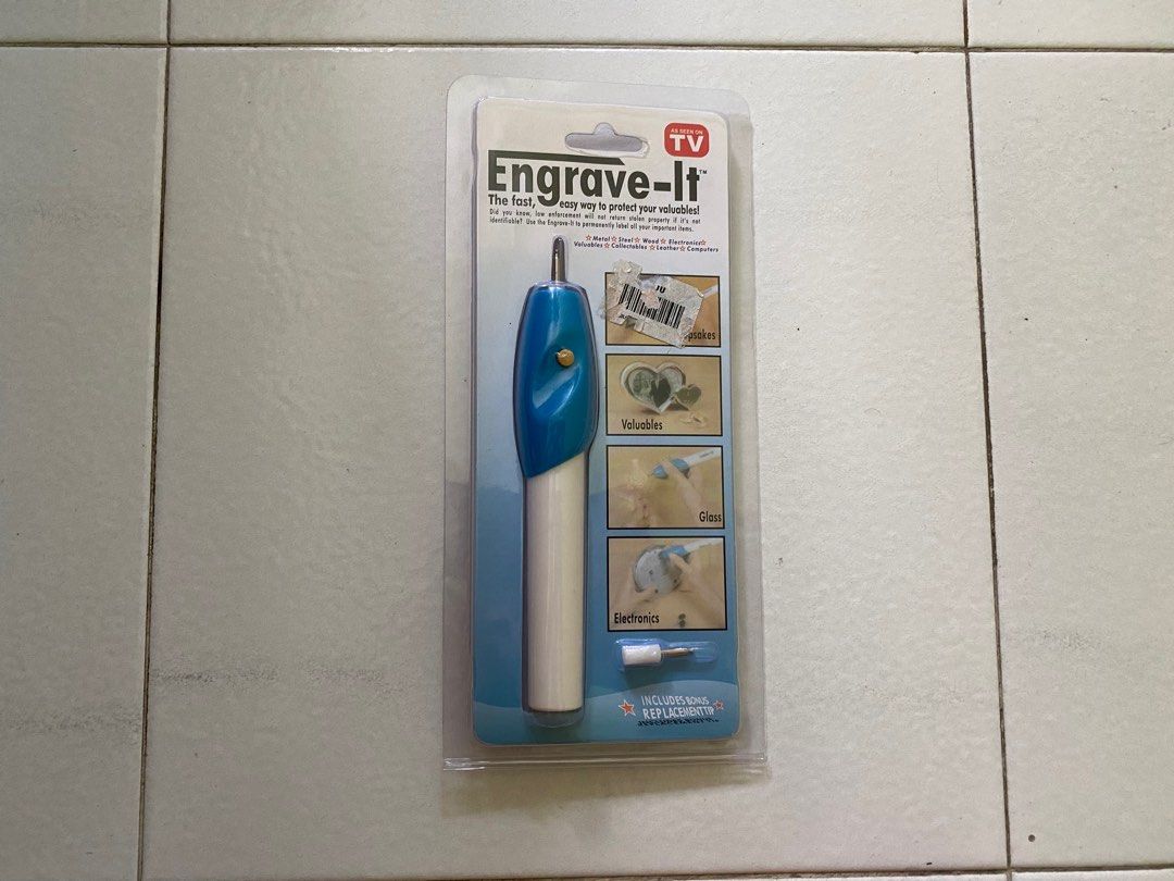 Handheld Engraver (Battery operated), Hobbies & Toys, Stationery ...