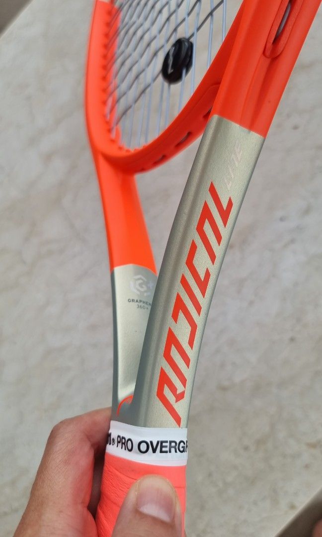 Head Radical Lite tennis racquet racket, Sports Equipment, Sports ...