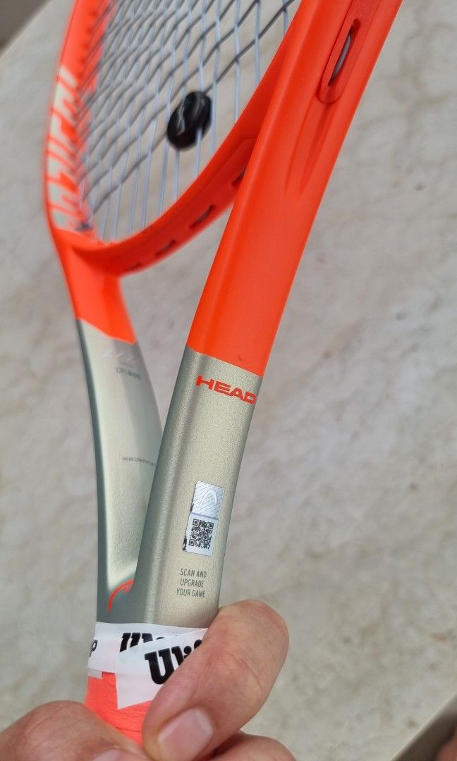 Head Radical Lite tennis racquet racket, Sports Equipment, Sports ...