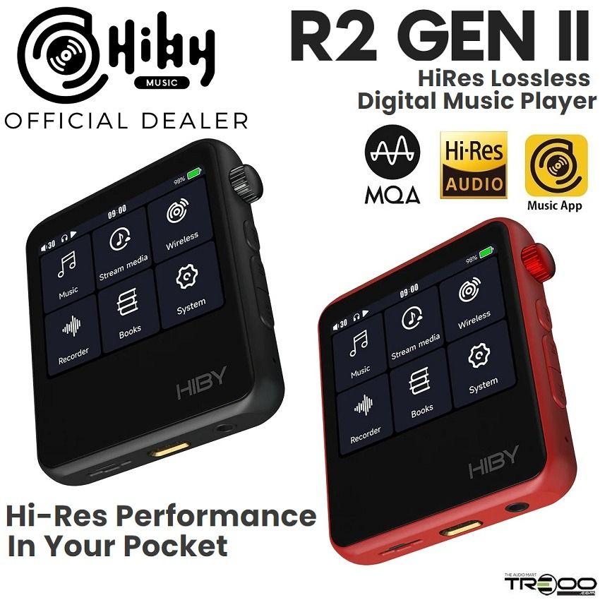 [Discontinued] HiBy R2 Gen II MQA Digital Audio Player, Audio, Portable ...