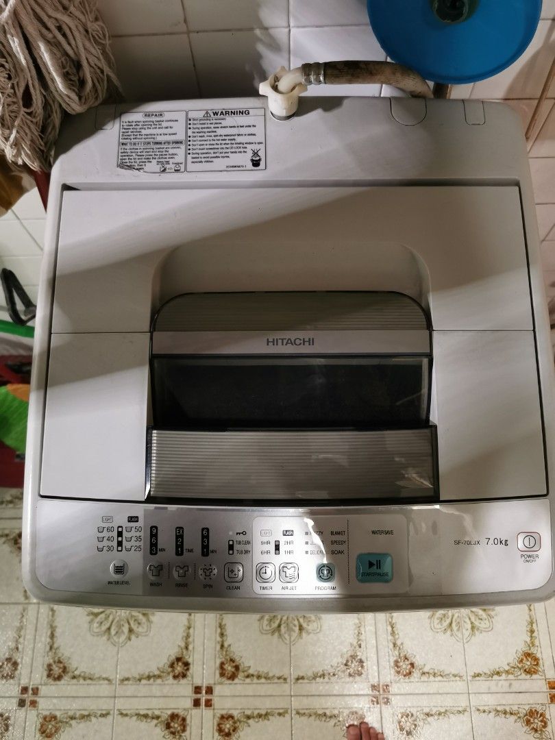 Hitachi 7kg Washing Machine, TV & Home Appliances, Washing Machines and ...