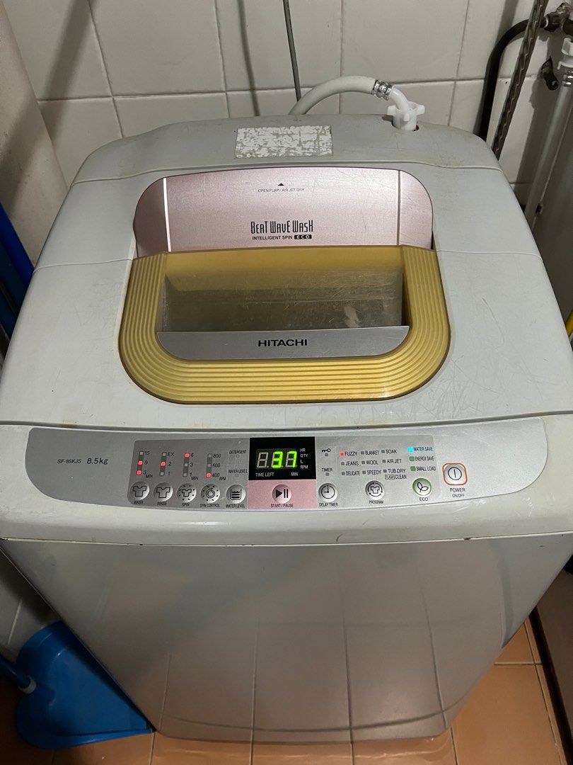 Hitachi 8.5kg washing machine, TV & Home Appliances, Washing Machines ...