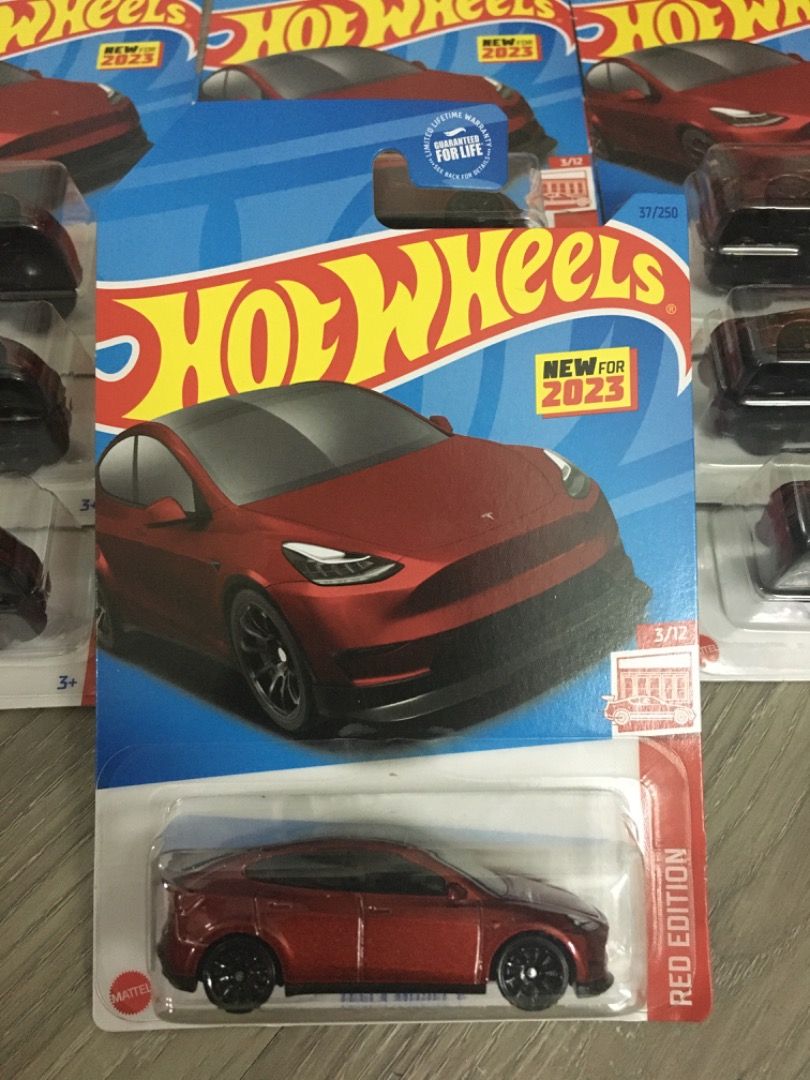 Hot Wheels Tesla Red Edition, Hobbies & Toys, Toys & Games on Carousell