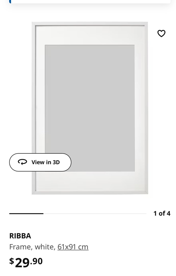 Ikea Ribba phot frame, Furniture & Home Living, Home Decor, Frames ...