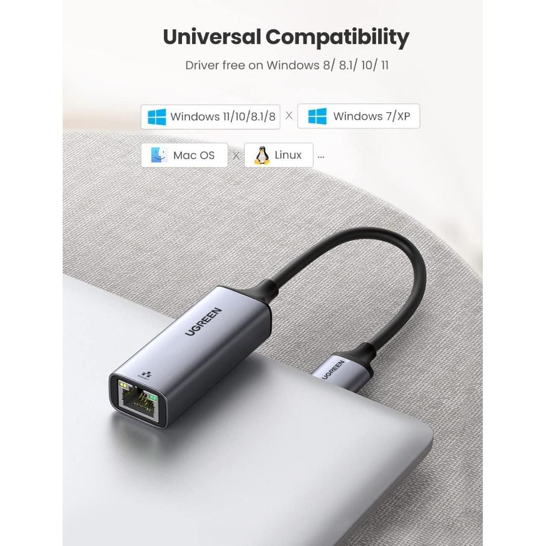 [instock] UGREEN USB Ethernet Adapter Aluminum USB 3.0 to Network ...