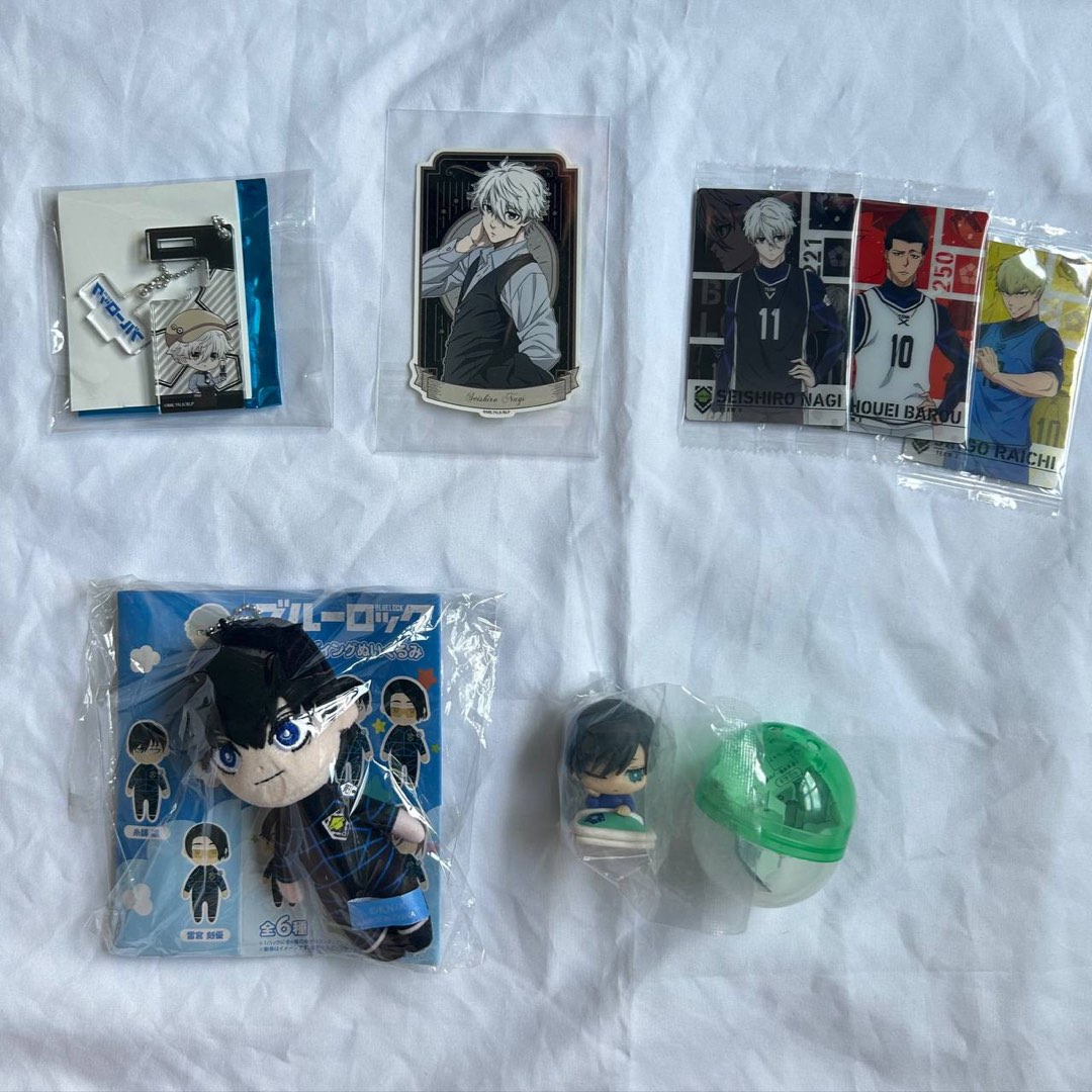 [instocks] blue lock nagi isagi rin merch, Hobbies & Toys, Memorabilia ...