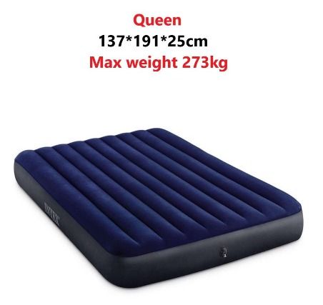 Intex Inflatable Air Bed / Mattress (queen), Furniture & Home Living, Furniture, Bed Frames ...