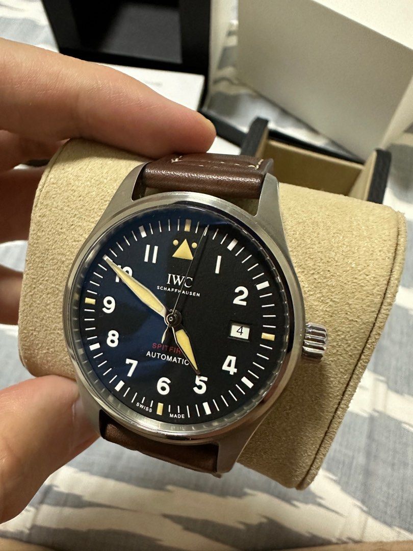 IWC pilot watch spitfire IW326803 automatic 39mm stainless steel 萬國錶 飛行 ...