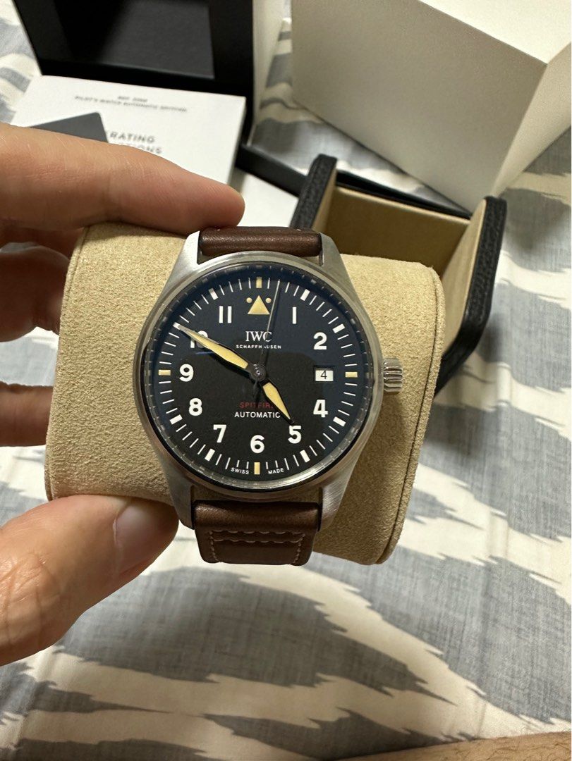 IWC pilot watch spitfire IW326803 automatic 39mm stainless steel 萬國錶 飛行 ...
