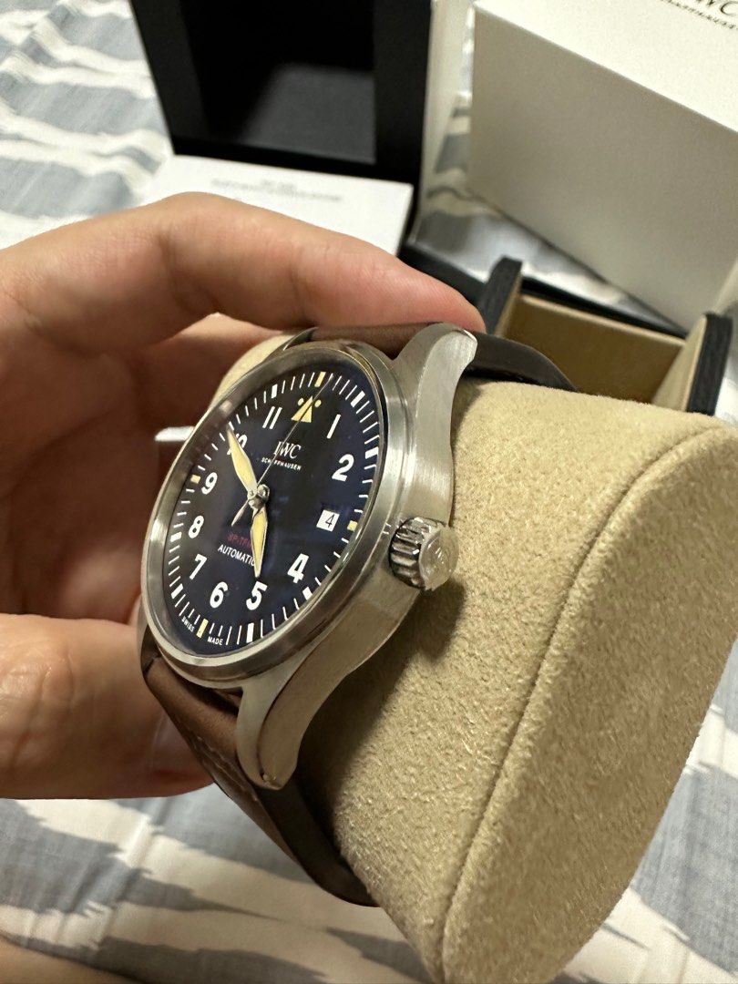 IWC pilot watch spitfire IW326803 automatic 39mm stainless steel 萬國錶 飛行 ...