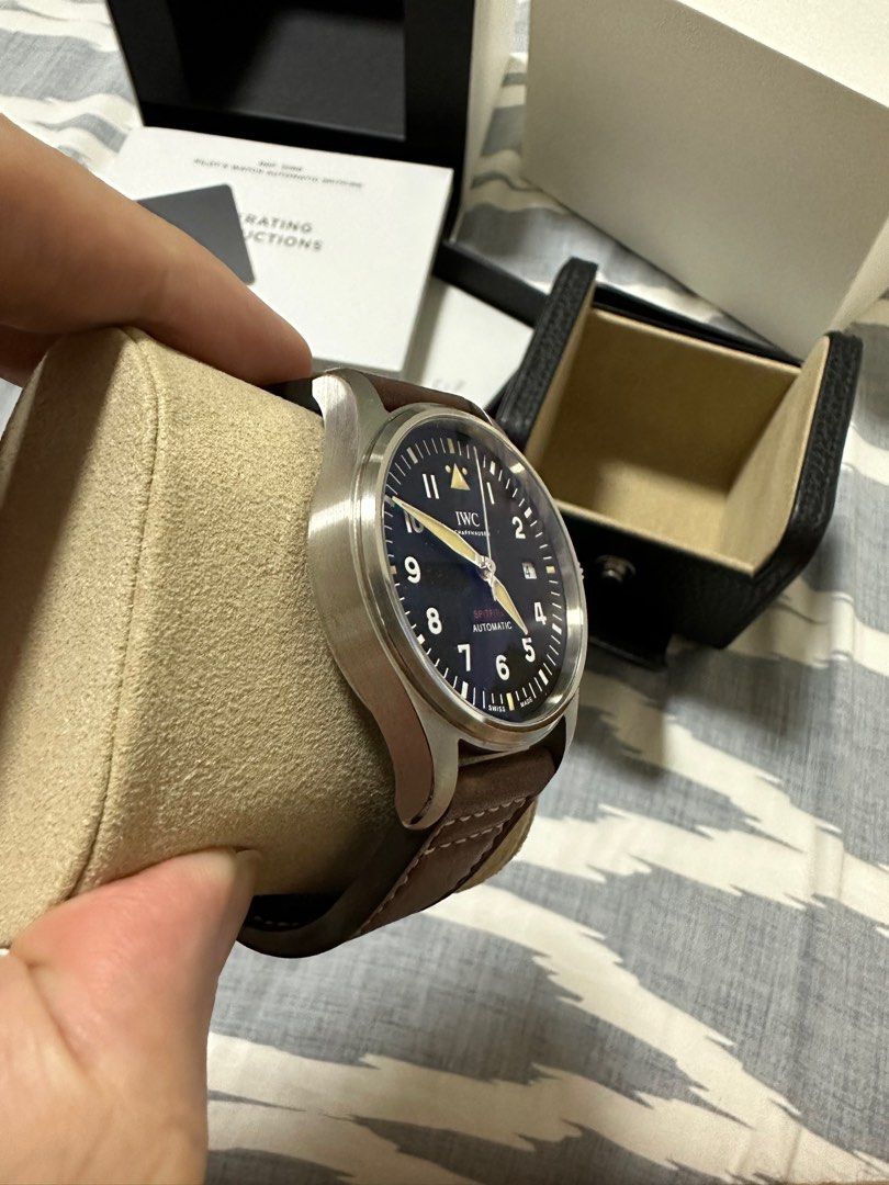 IWC pilot watch spitfire IW326803 automatic 39mm stainless steel 萬國錶 飛行 ...