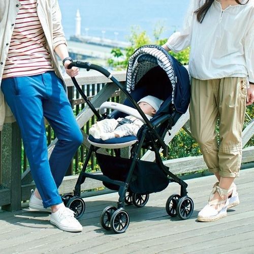 Japan Brand Stroller - "COMBI" Mechakaru Auto Caster 4, Babies & Kids ...