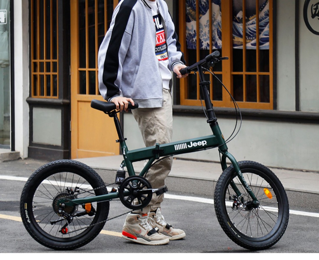 Jeep bicycle - foldable, Sports Equipment, Bicycles & Parts, Bicycles on Carousell