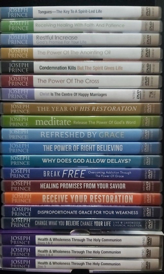 Joseph Prince DVD Resources (Books are Free), Hobbies & Toys, Music ...