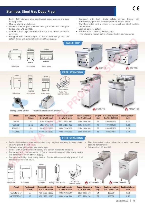 Kitchen Food Service Equipment Stainless Steel Gas Pasta Boiler GPB6BFS ...