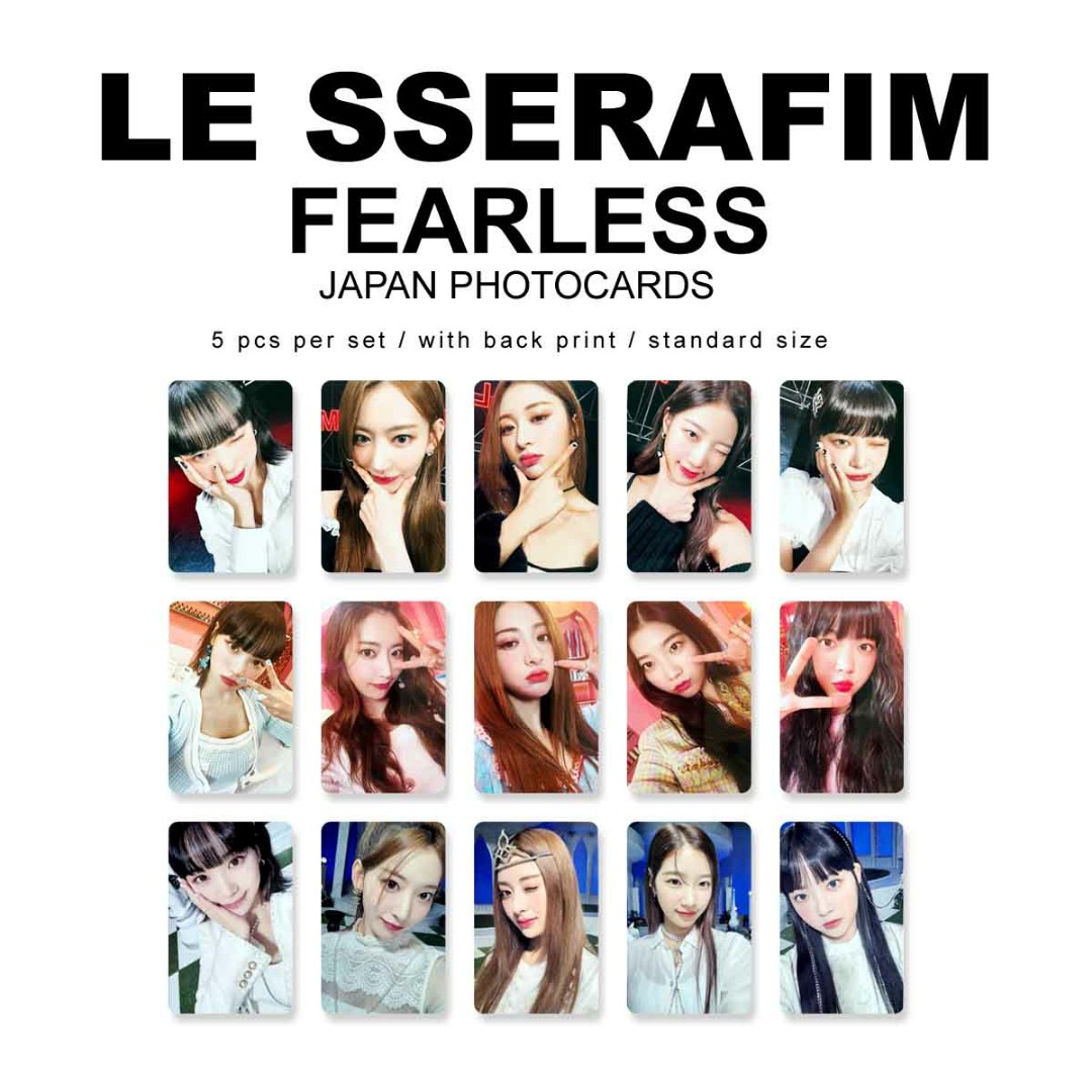 LE SSERAFIM Fearless Japan Photocard READ THE DESCRIPTION , Hobbies & Toys, Memorabilia ...