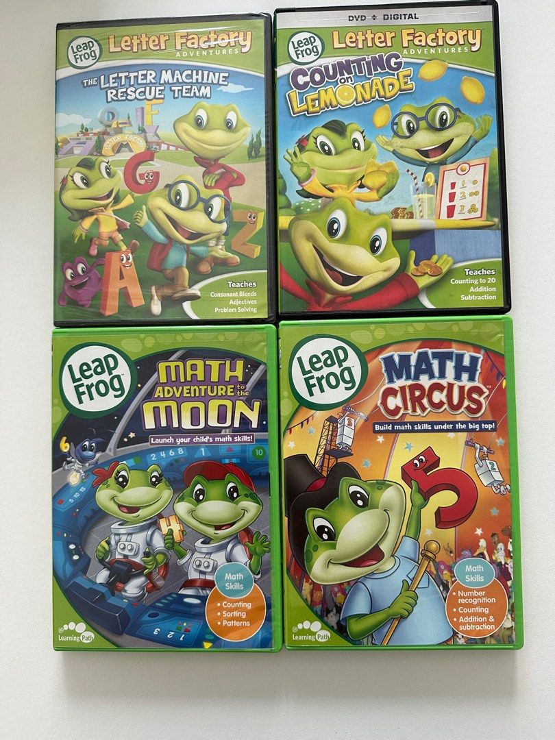 Leapfrog DVDs Original, Hobbies & Toys, Music & Media, CDs & DVDs on ...