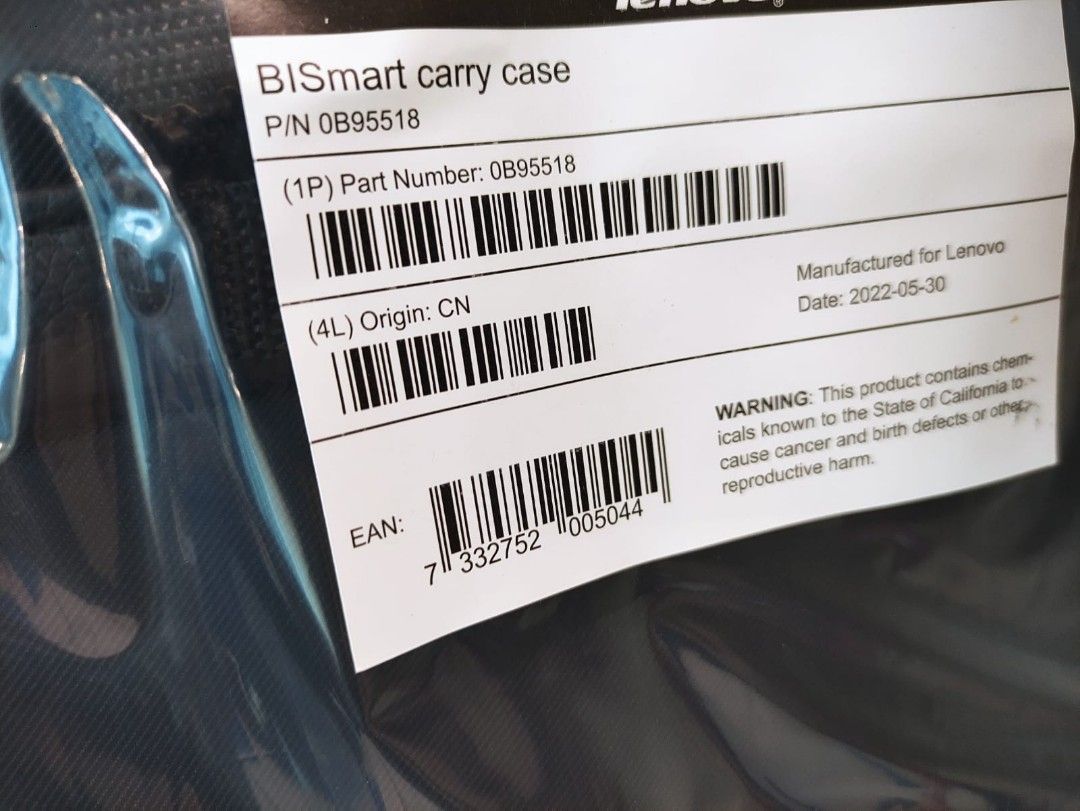 Lenovo BISmart carry case, Computers & Tech, Parts & Accessories ...