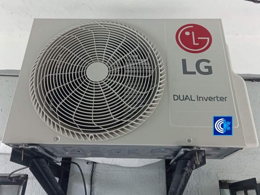 LG DUAL INVERTER SPLIT TYPE AIRCON, TV & Home Appliances, Air ...