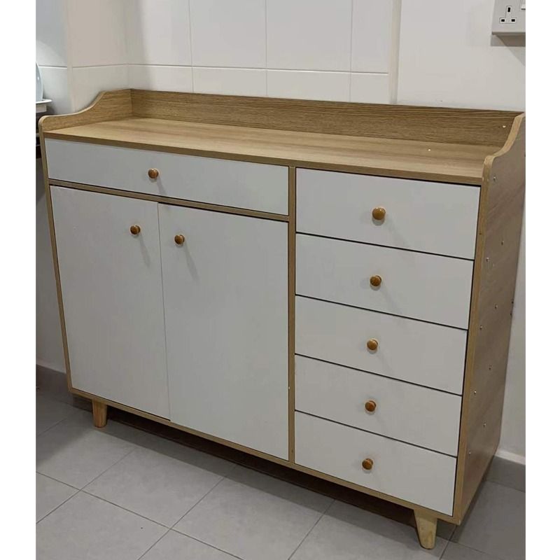 Light Wood Drawer Cabinet COD!!!Storage Cabinet 100/120CM, Furniture ...