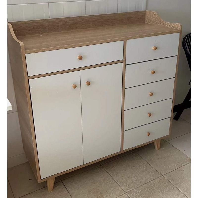 Light Wood Drawer Cabinet COD!!!Storage Cabinet 100/120CM, Furniture ...