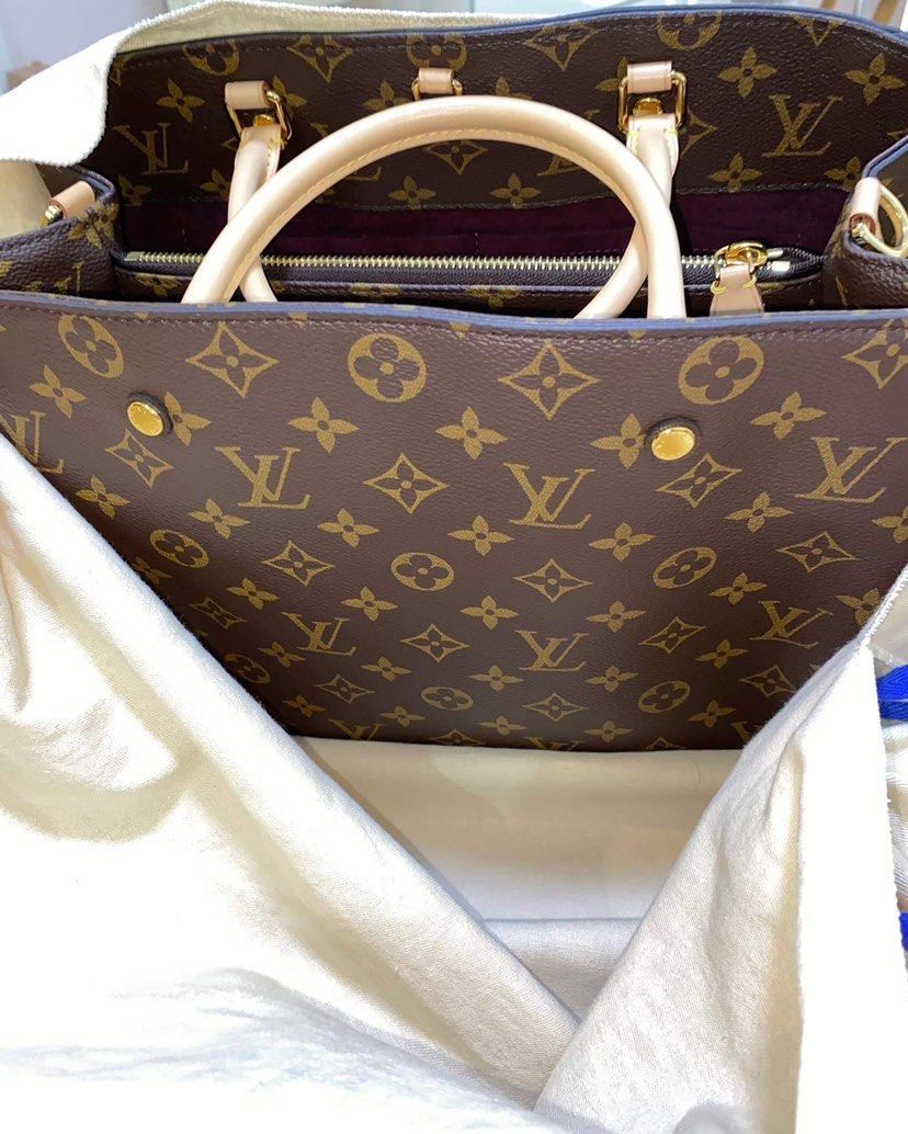 Louis Vuitton Classic Montaigne GM (Buy 1 take 1 LV Noe), Luxury, Bags ...