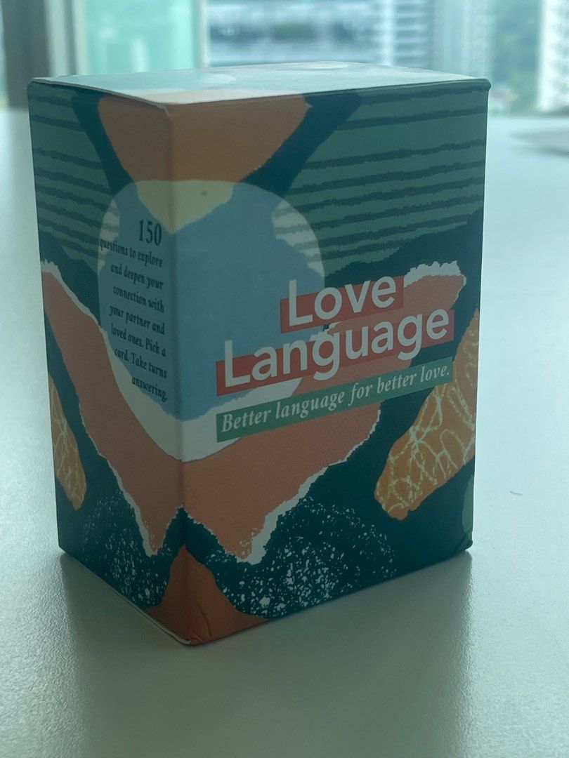 Love language cards for relationship, Hobbies & Toys, Toys & Games on ...
