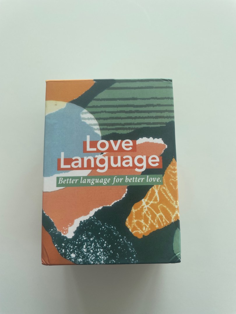 Love language cards for relationship, Hobbies & Toys, Toys & Games on ...