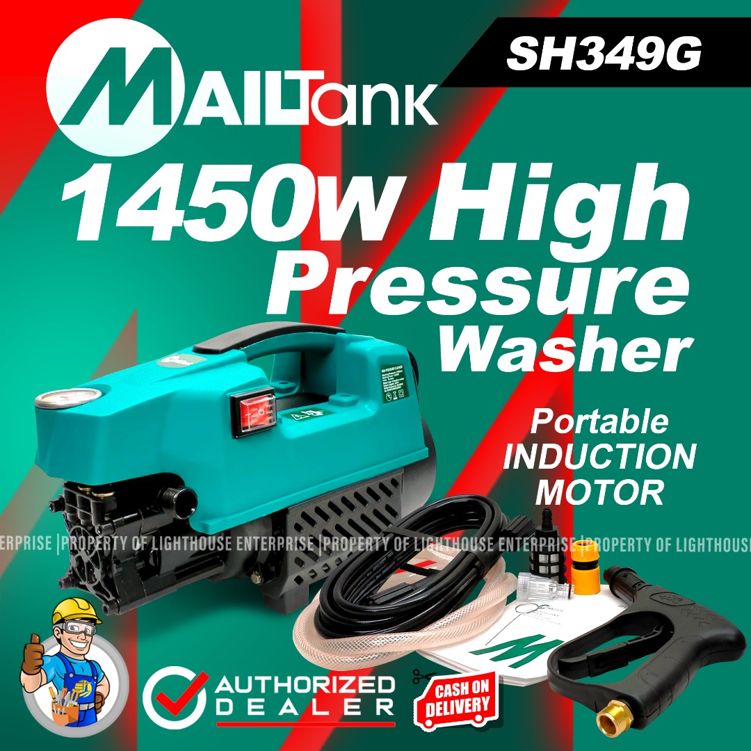 MAILTANK Japan 1450W High Pressure Cleaner / High Pressure Washer ...