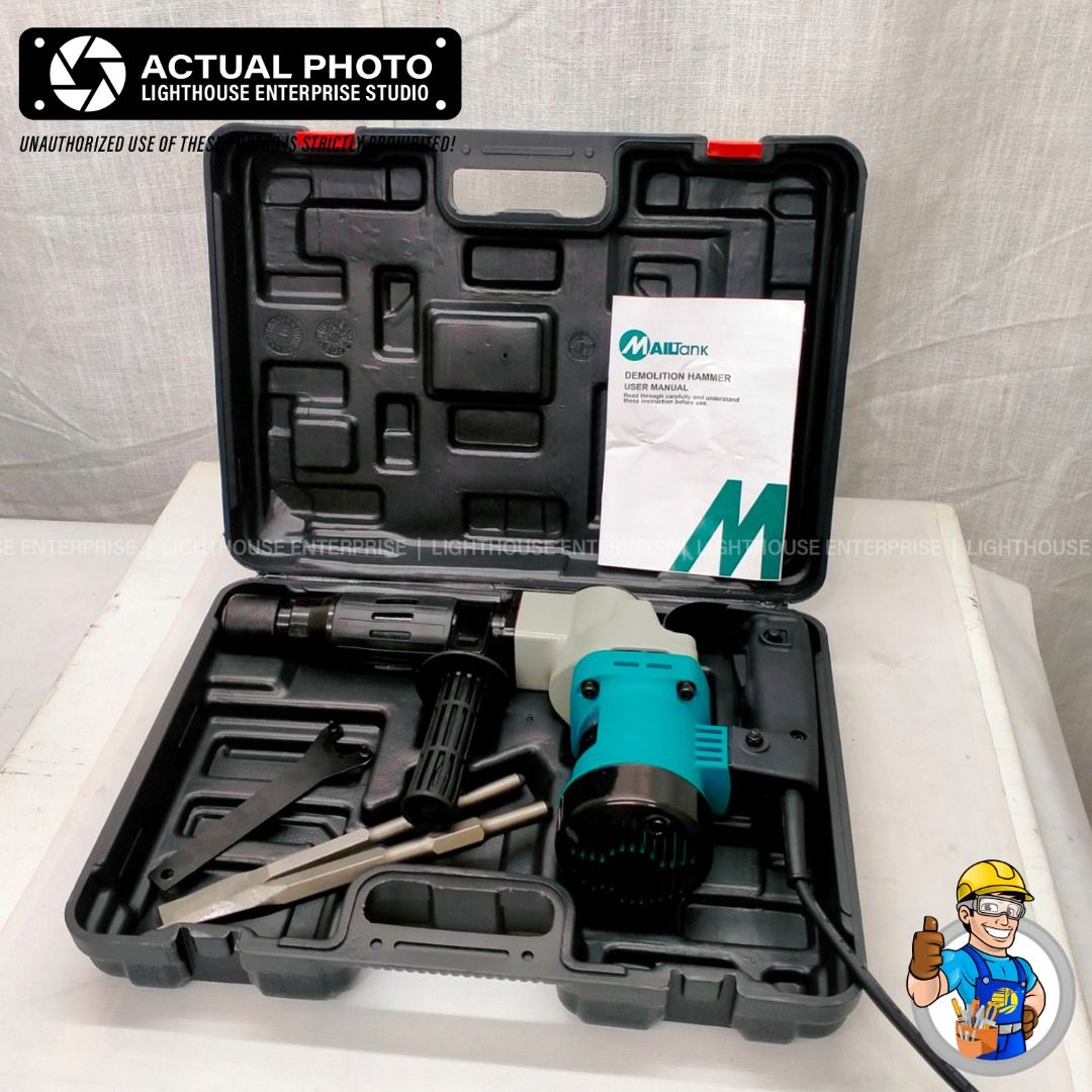 MAILTANK Japan 1800W Demolition Hammer / Chipping Gun / Electric ...