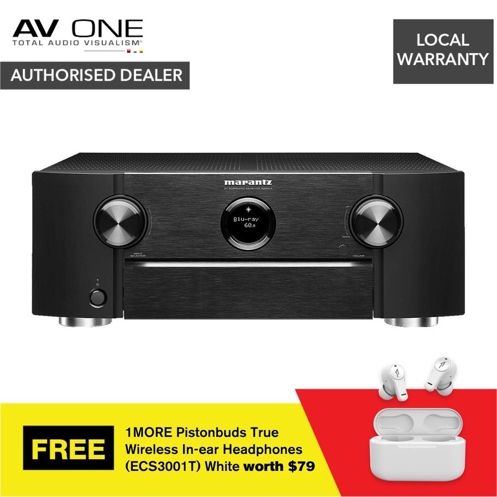 Marantz SR6015 9.2 Ch. 8K AV Receiver w HEOS Built-in - AV One ...